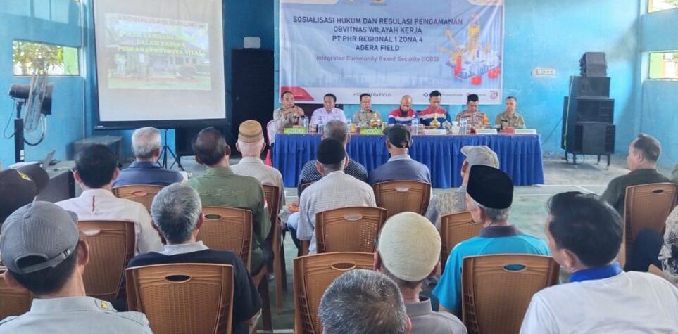 Sosialisasikan Obvitnas, PT PHRZ 4 Adera Field Ajak Masyarakat Dukung ...